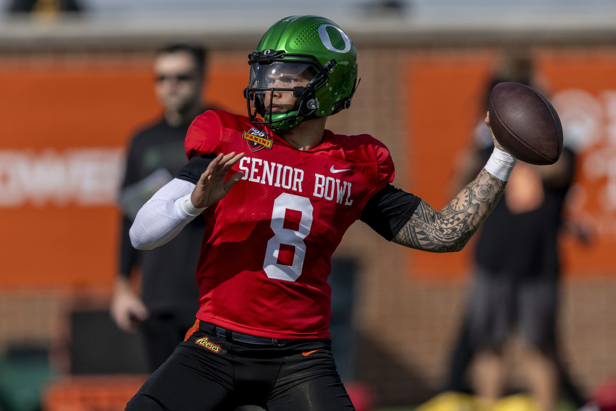 Dillon Gabriel is turning heads at the Senior Bowl, and apparently ... Dillon Gabriel is turning heads at the Senior Bowl, and apparently ...