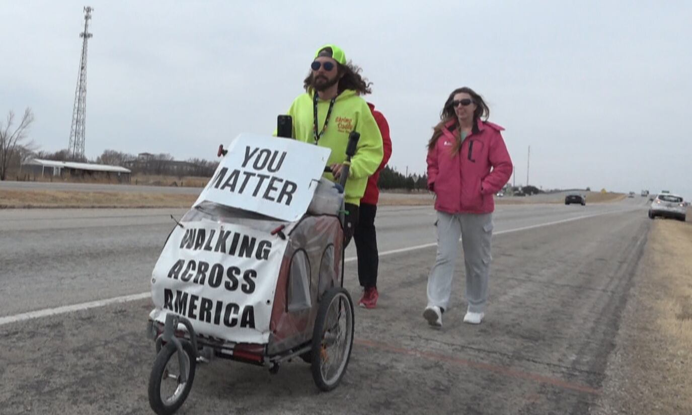 A Walk Across America makes its way to Lubbock