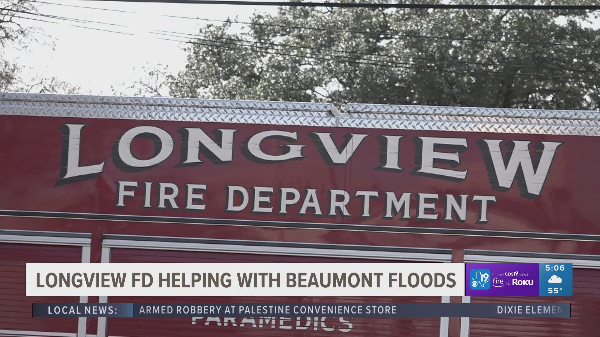 Longview Fire Department helping with Beaumont flooding