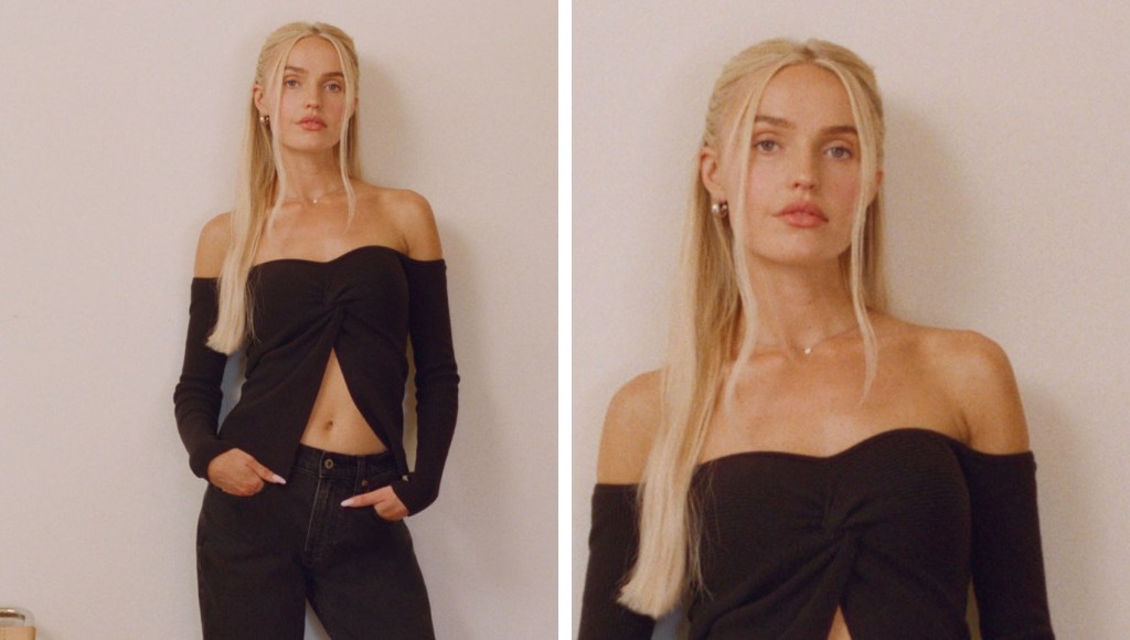 Morgan Riddle Models ‘The Perfect Pair' of Jeans in Abercrombie & Fitch ...