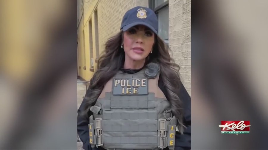 A day on the job for DHS Secretary Kristi Noem