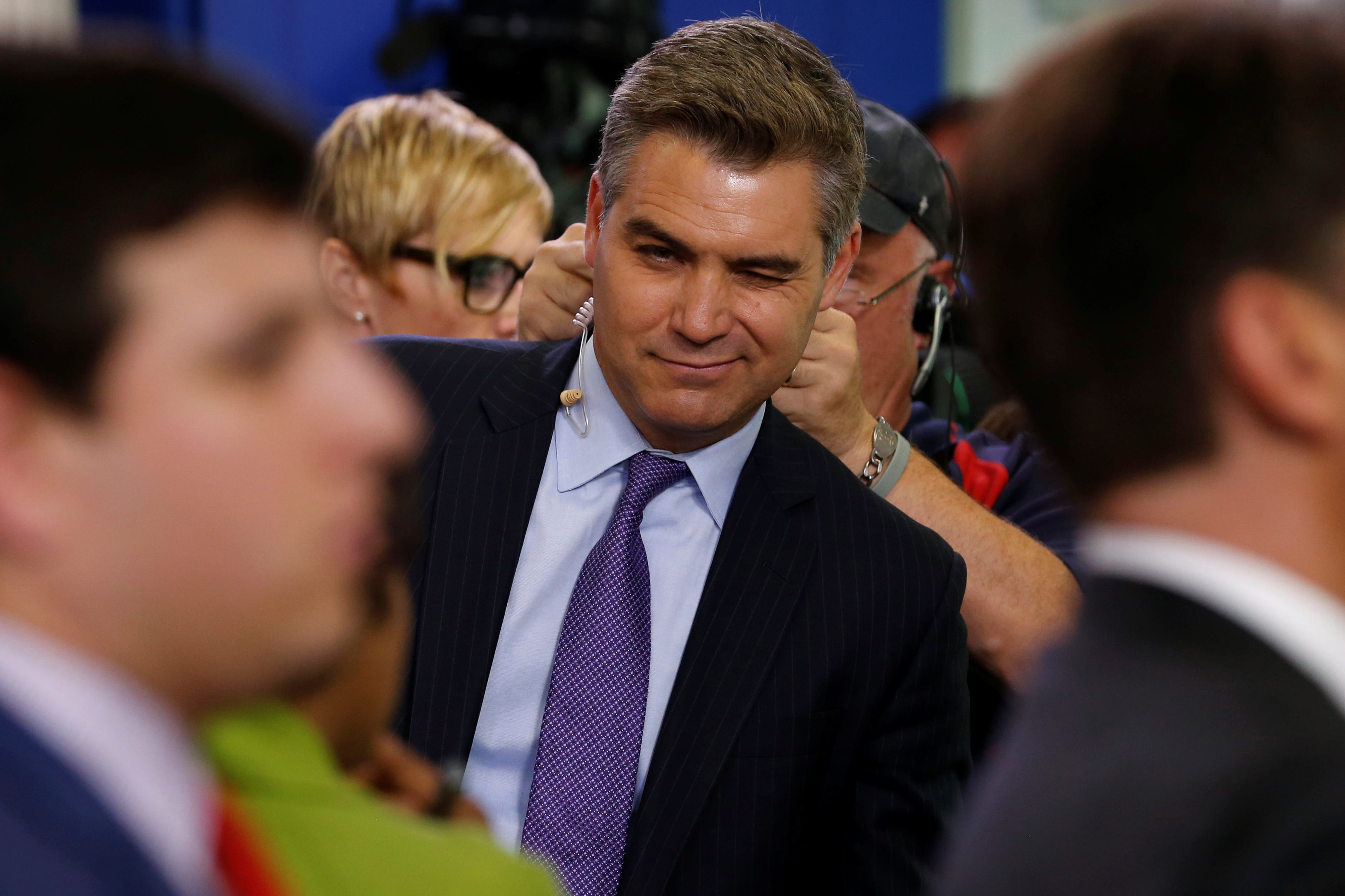 Jim Acosta, Trump spar after longtime anchor leaves CNN: 'Jim is a ...