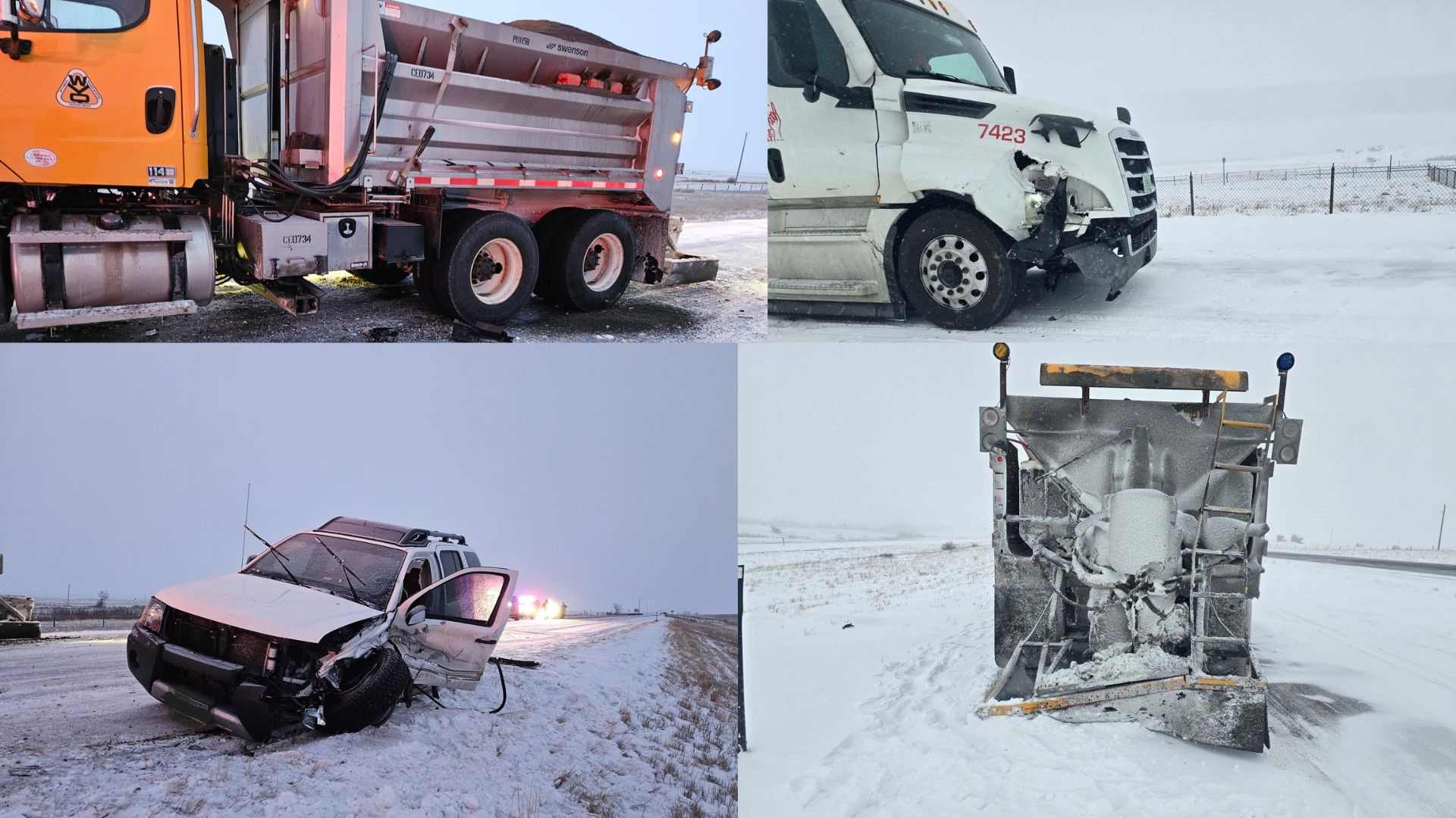 Wyoming Drivers Keep Hitting Snowplows