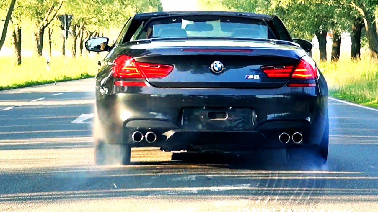 BMW M6 Acceleratie Geluid + REVs Revving Volledige Gas Beschleunigung ...