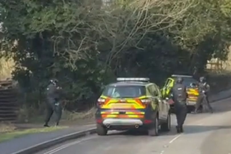 Police explain why armed police swooped near Leicestershire beauty spot
