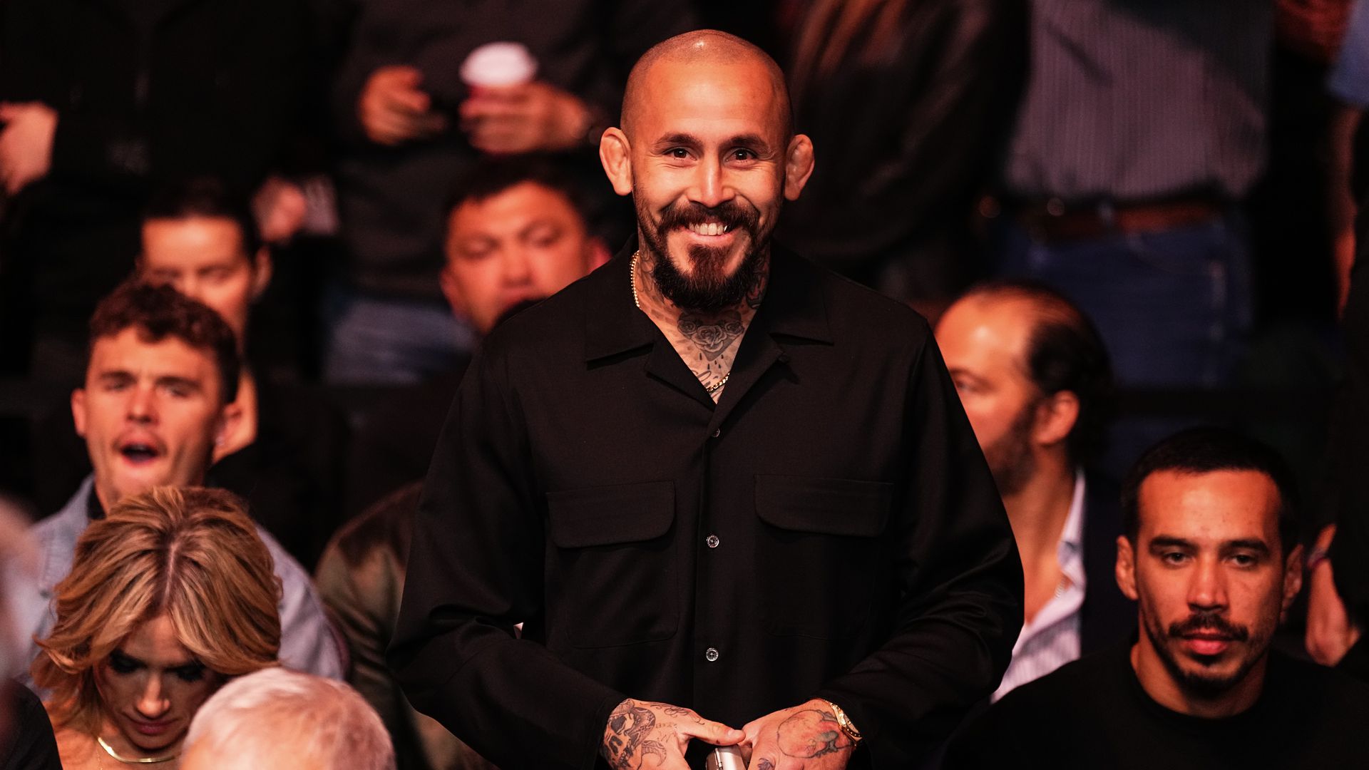 Chito Vera walks the runway at Paris fashion week for Willy Chavarria