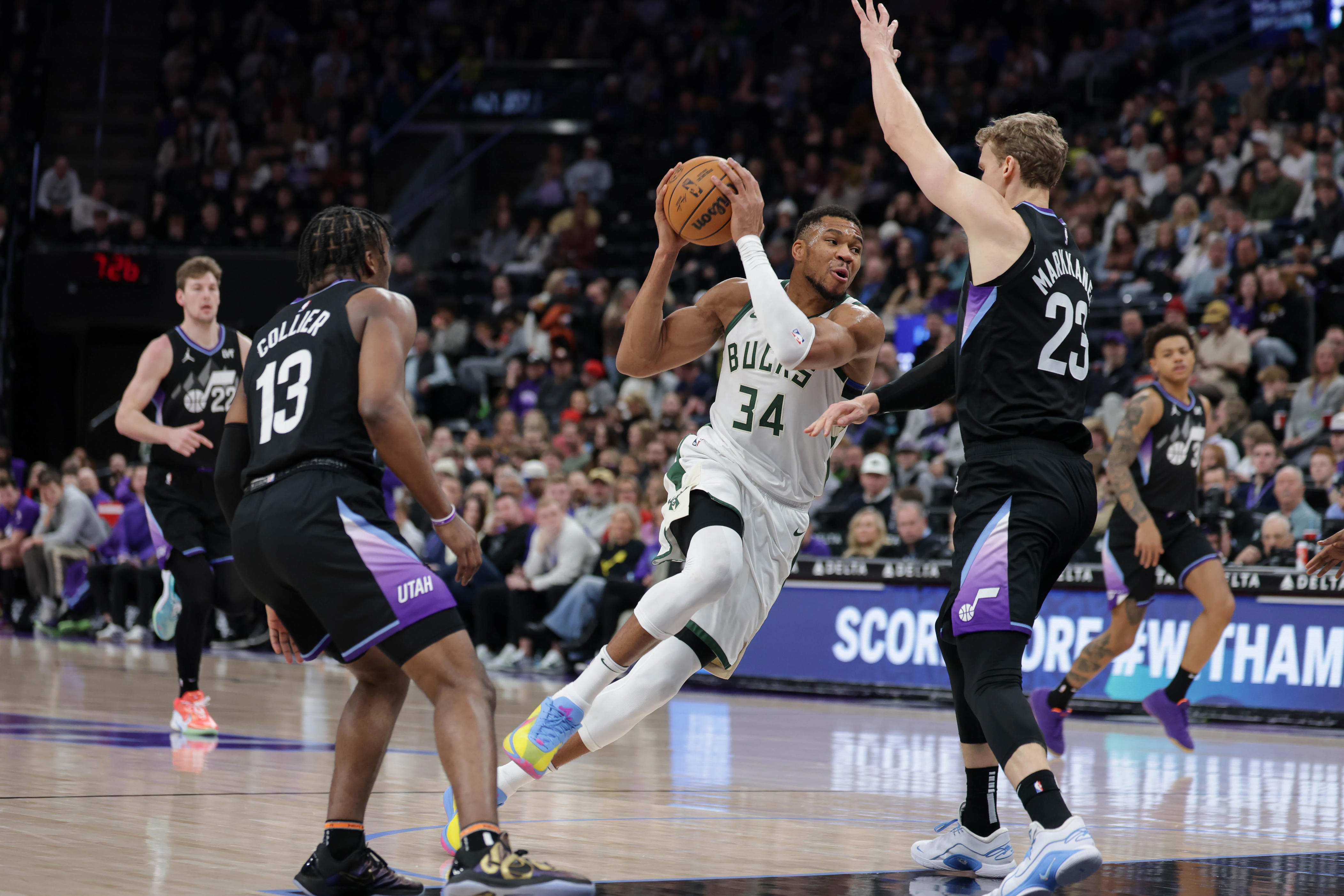 Four Bucks games, including a home contest, rescheduled by NBA