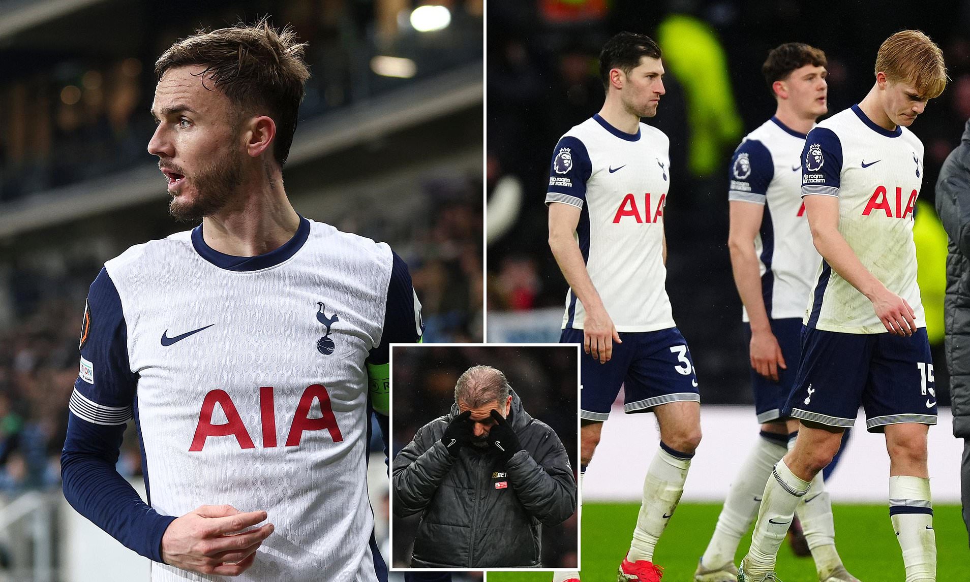 Tottenham are dealt ANOTHER injury blow with James Maddison 'set to ...