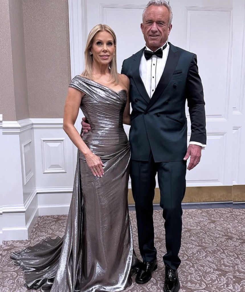 How Cheryl Hines Went Platinum in Romona Keveza's Metallic Gown ...