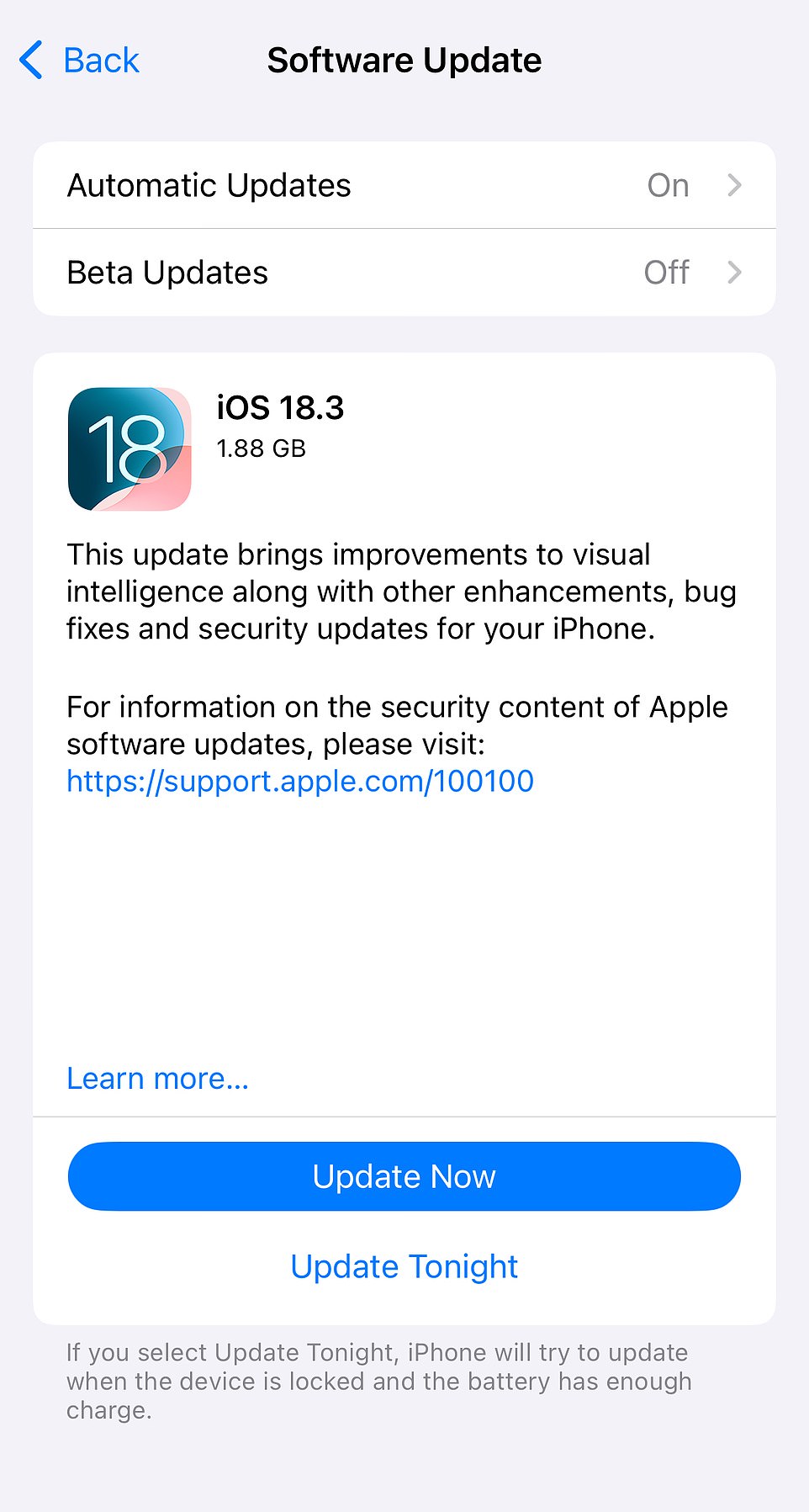 Apple releases iOS 18.3 with urgent security fixes
