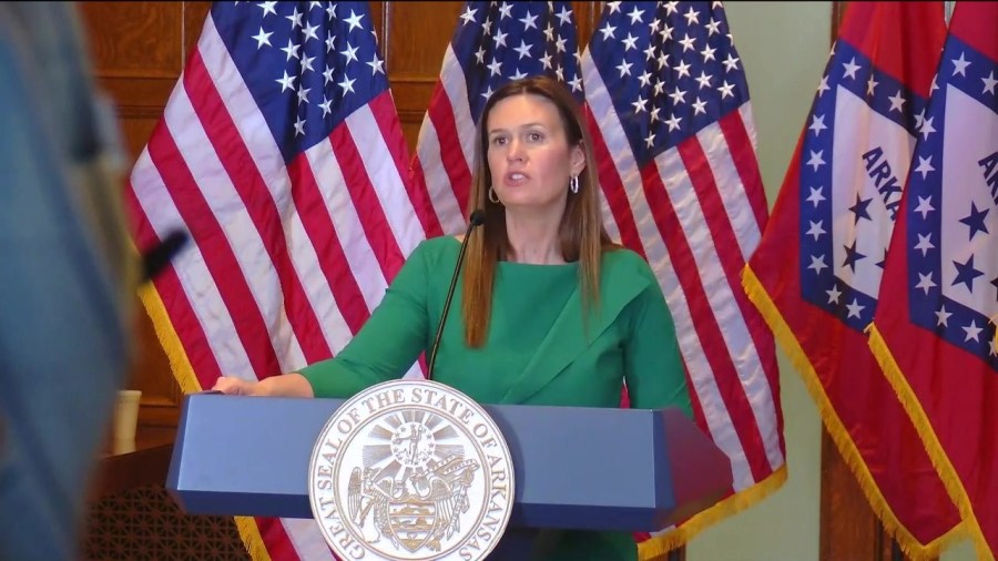 Arkansas Gov. Sarah Huckabee Sanders signs 61 new bills into law