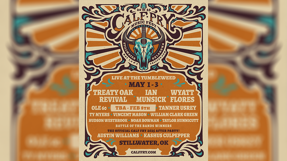 Lineup announced for 2025 Calf Fry music festival in Stillwater