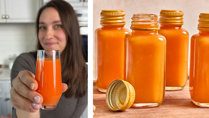 Orange-Carrot Turmeric Ginger Shots