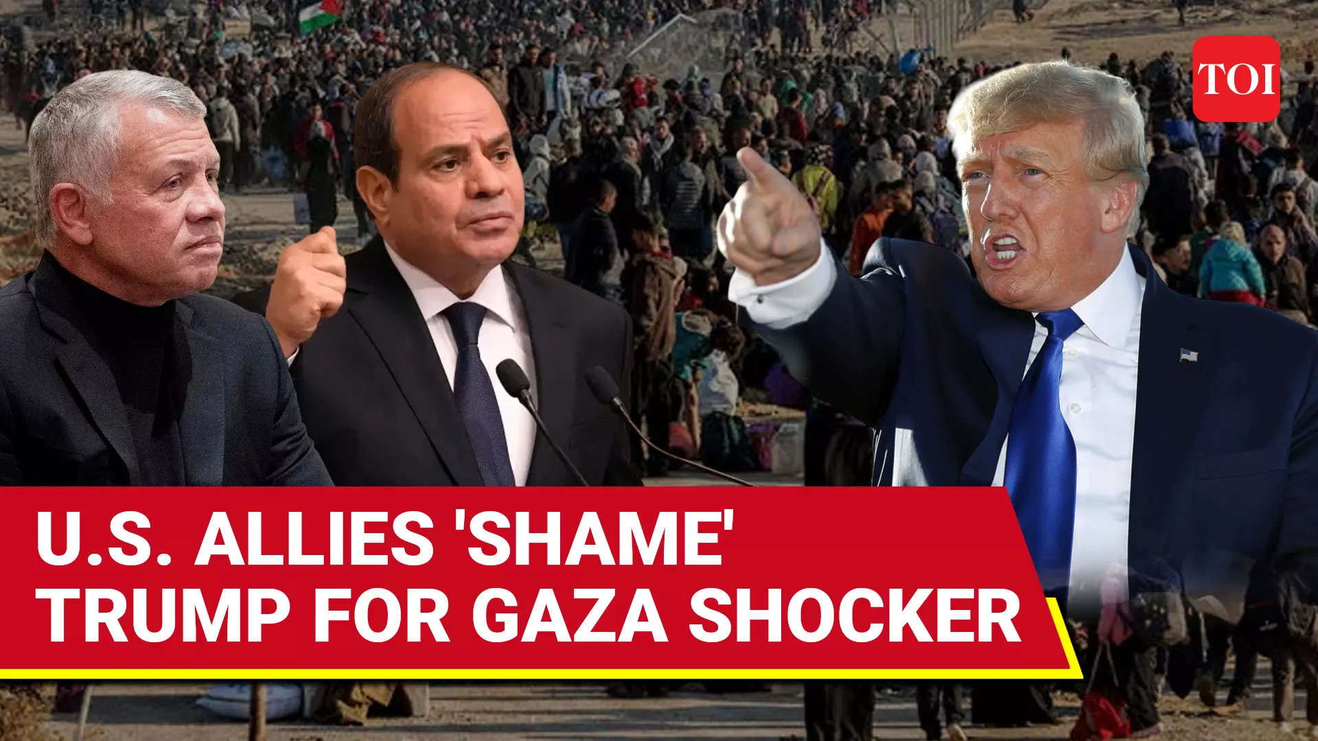 Trump Red-faced After 'Clean Gaza' Shocker; U.S. Ally Jordan Fumes ...