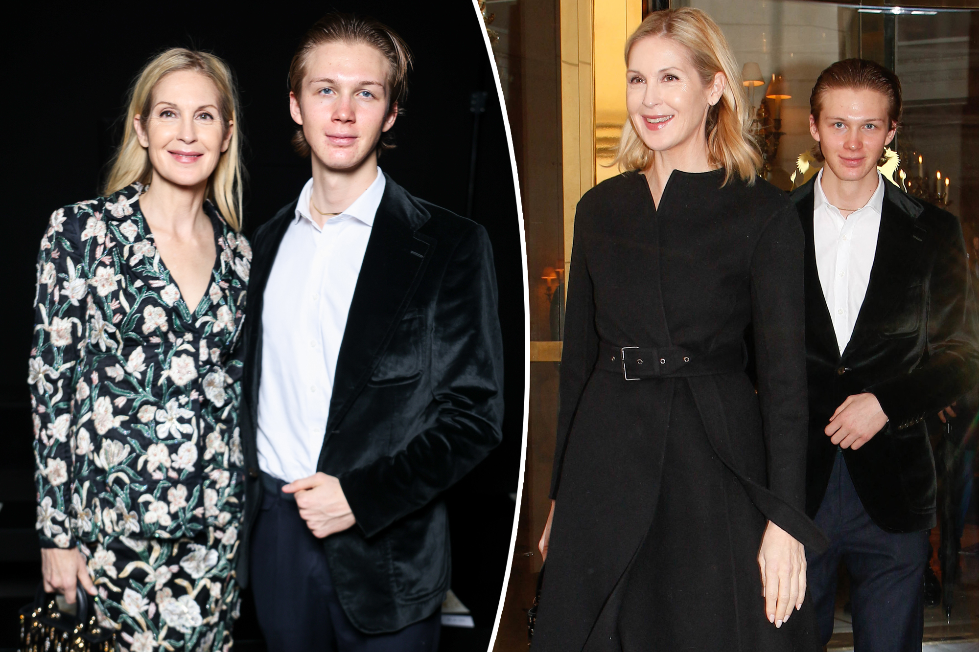 Kelly Rutherford poses with son Hermes for first time in 10 years after ...
