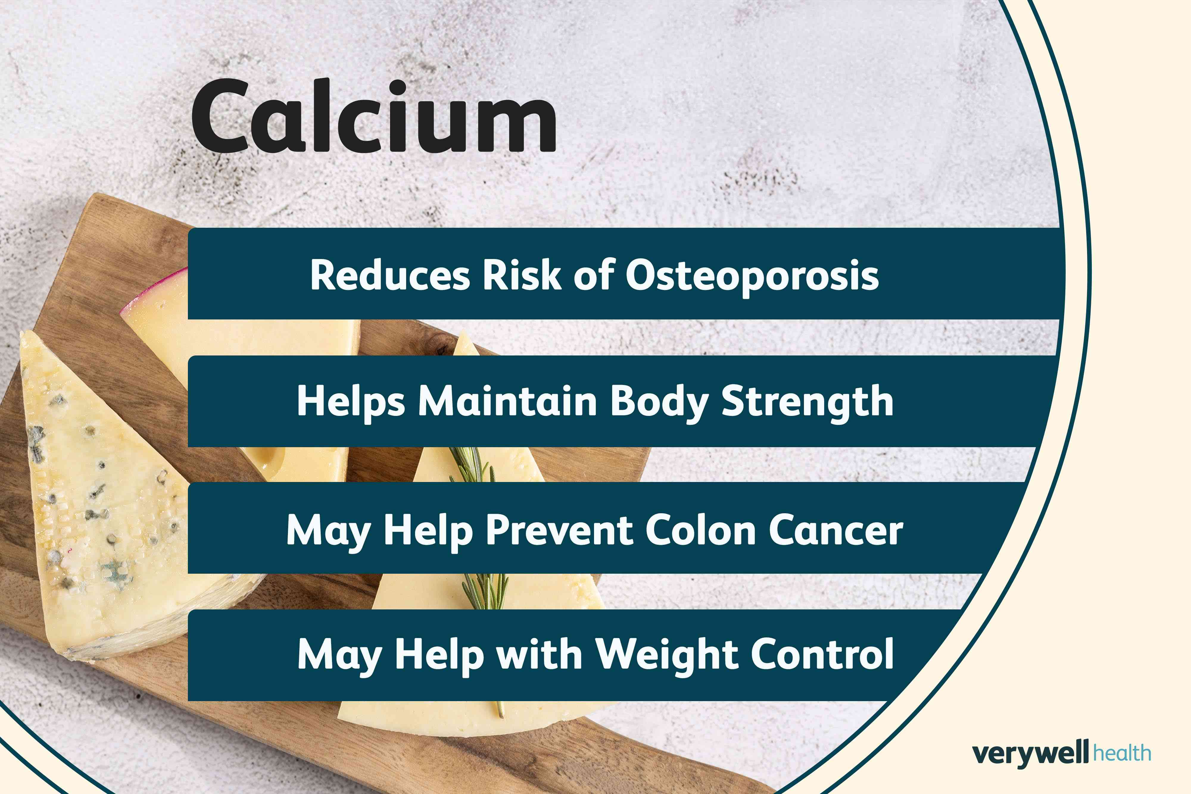 Health benefits of calcium