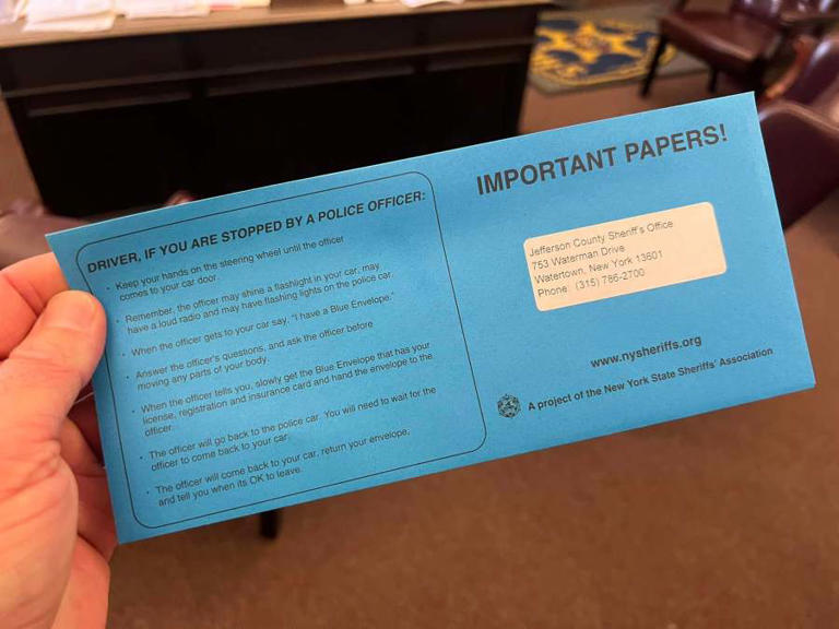 Jefferson Co. Sheriff’s Office introducing Blue Envelope program