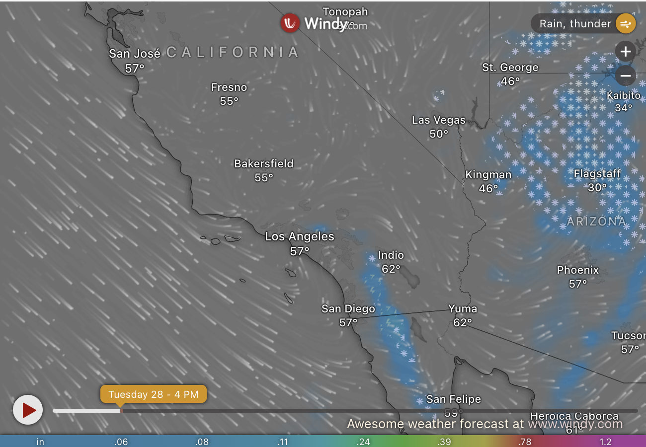 Is Los Angeles' Rain Over? Forecast as Wildfires Continue