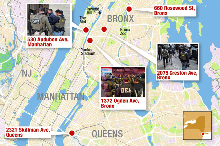 Homeland Security Secretary Kristi Noem joins first ICE raids in NYC as feds pluck ‘dirtbags ...