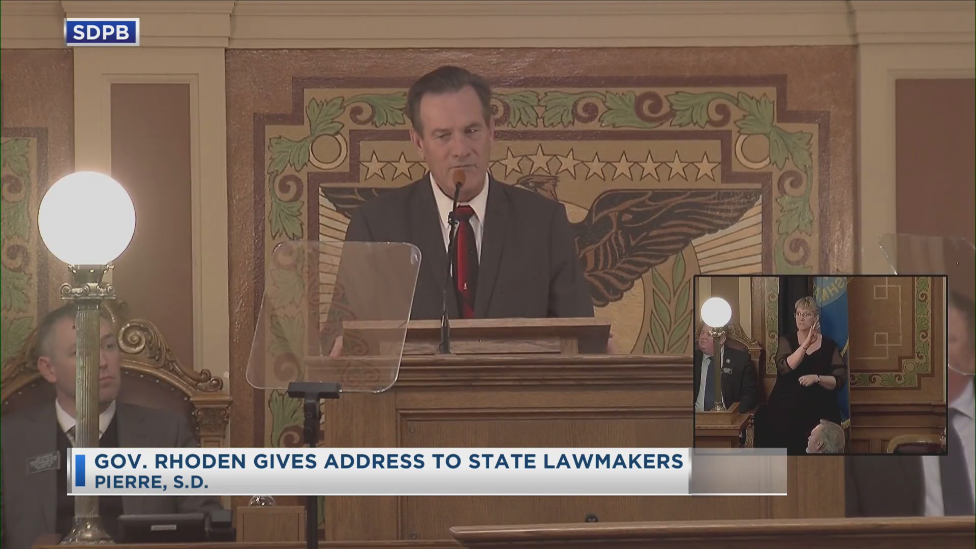 Gov. Rhoden Gives Address To State Lawmakers