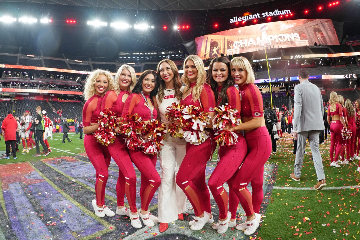 NFL Cheerleaders at the Super Bowl through the years