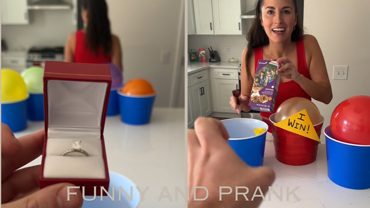 She Chose the Wrong Bucket! Cute Couples Game Gone Wrong!