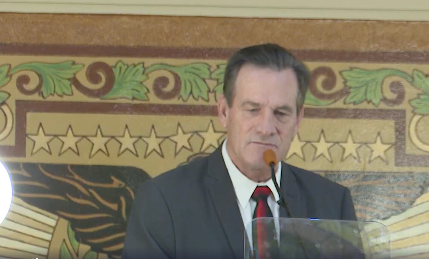 Gov. Larry Rhoden shares plans for the year with legislators