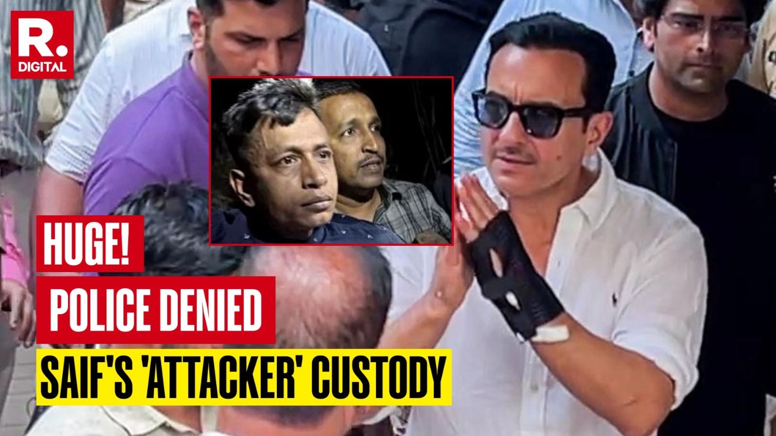 HUGE: Court Denies Police Custody For Saif Ali Khan ‘Attacker ...