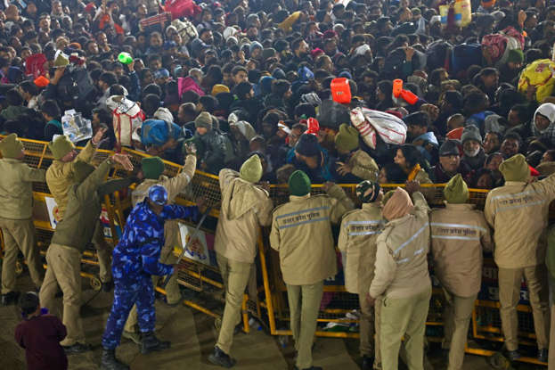 At least 12 dead in stampede at major religious festival in India At least 12 dead in stampede at major religious festival in India