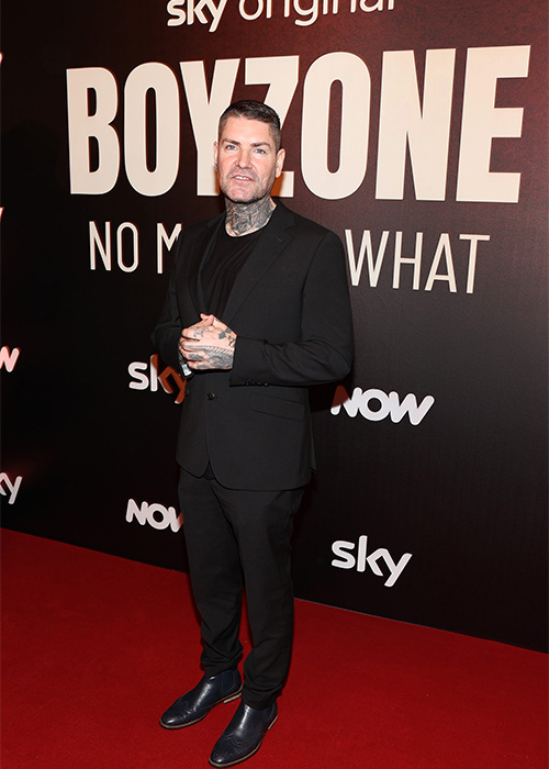 Storm Keating flies into Dublin to support Ronan, Keith and Shane at Boyzone premiere