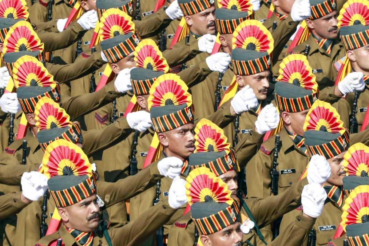 J & K Rifles,Signals named Best Marching Contingent at RD Parade