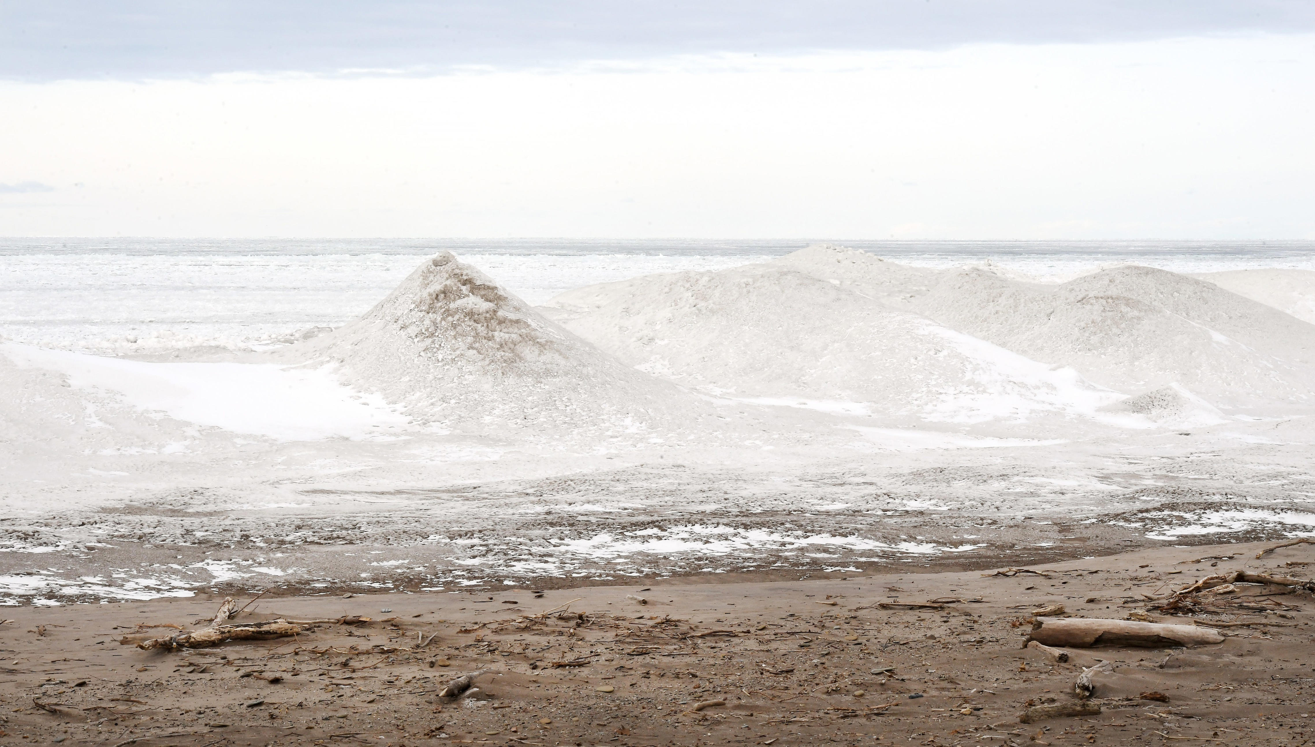 Ice dunes at Presque Isle are beautiful, but dangerous. What to know ...