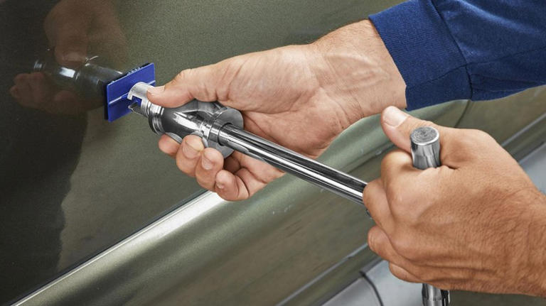 Harbor freight slide hammer dent puller store
