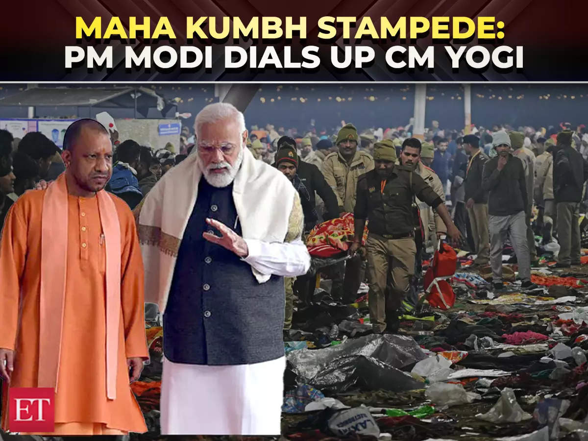 Maha Kumbh Stampede: PM Modi speaks to CM Yogi for 2nd time in an hour ...