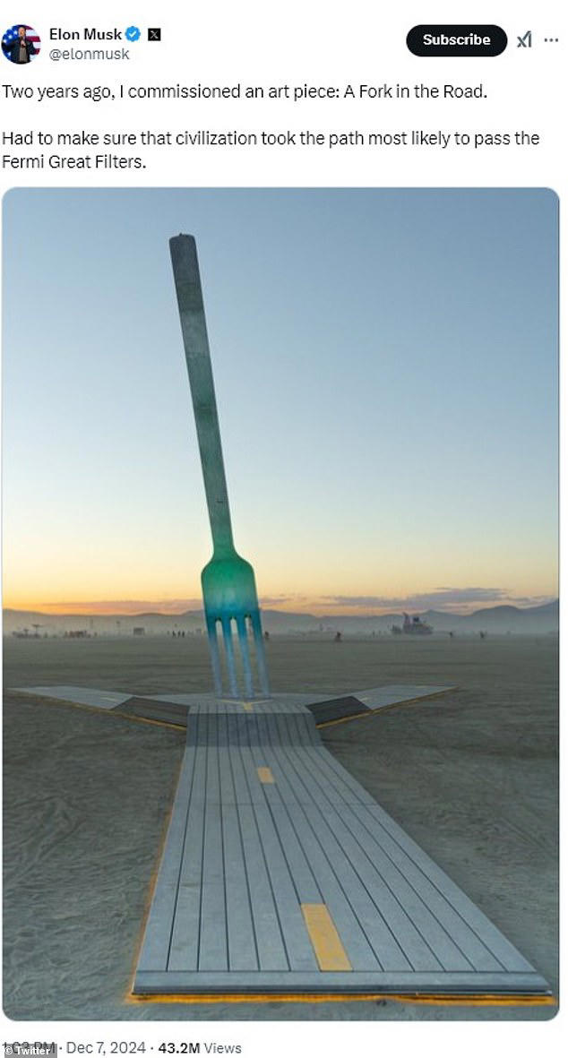 Elon Musk's role in reshaping US revealed in subtle message