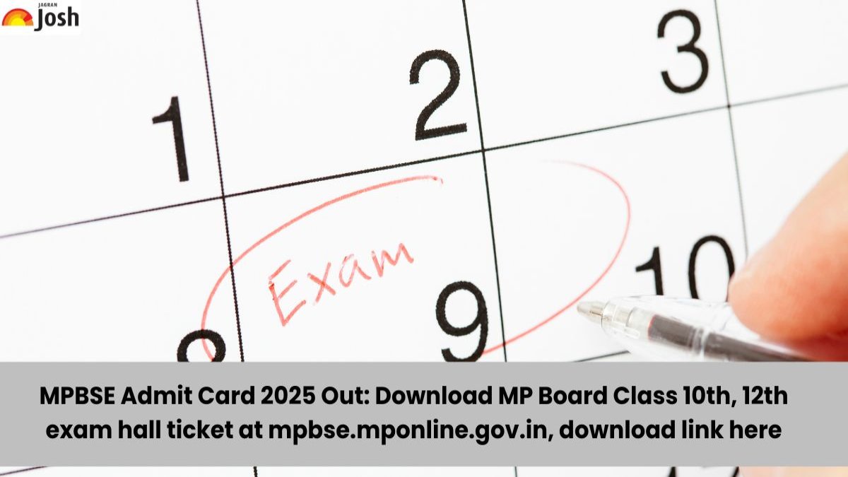MP Board Admit Card 2025: Download MPBSE Hall Ticket 10th, 12th PDF at ...
