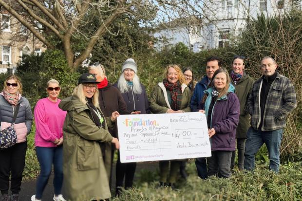 Volunteers maintaining community's green spaces in Springbourne