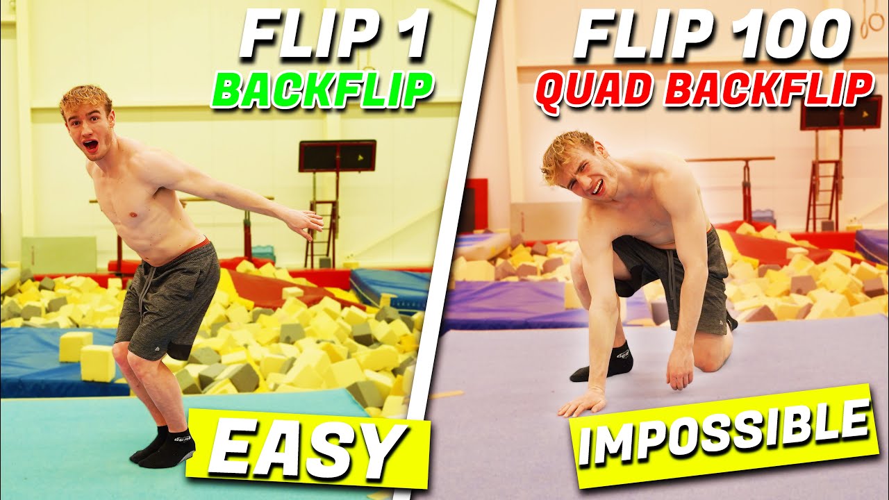 100 Different Flips in 1 Hour for €1000!