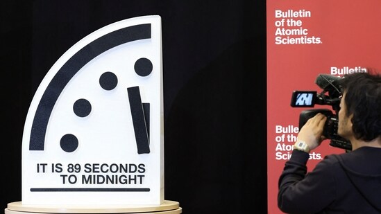 Doomsday Clock moves closest ever to midnight after Trump's return as ...