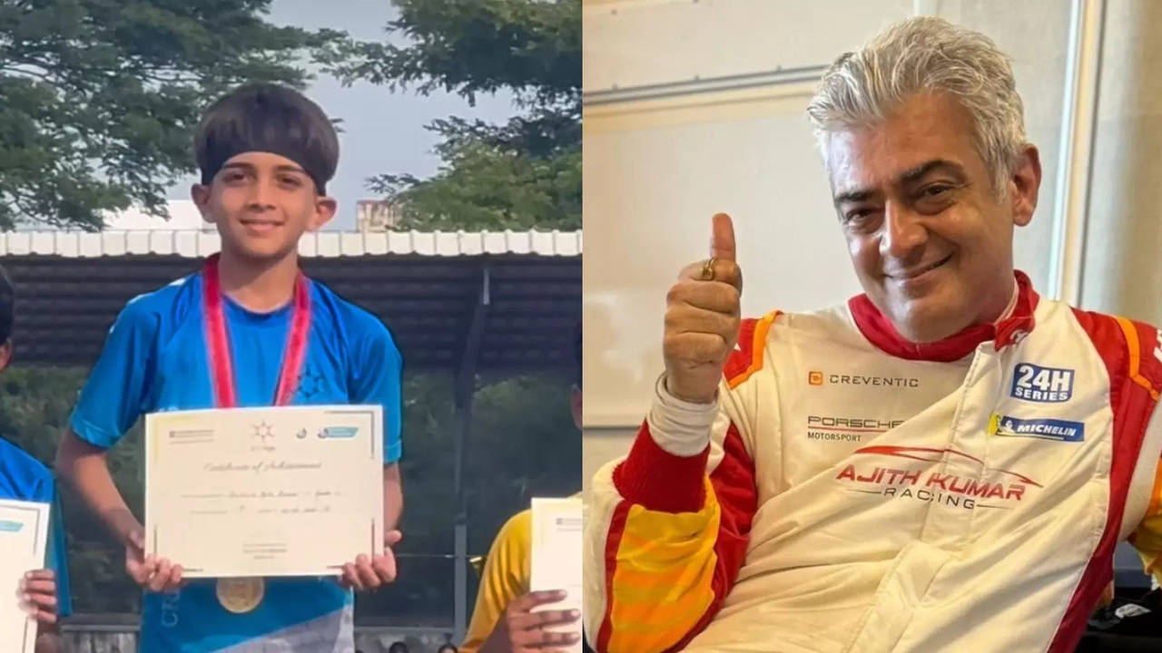 Ajith Kumar's Son Aadvik Wins School Sports Event, Fans Say 'Like ...