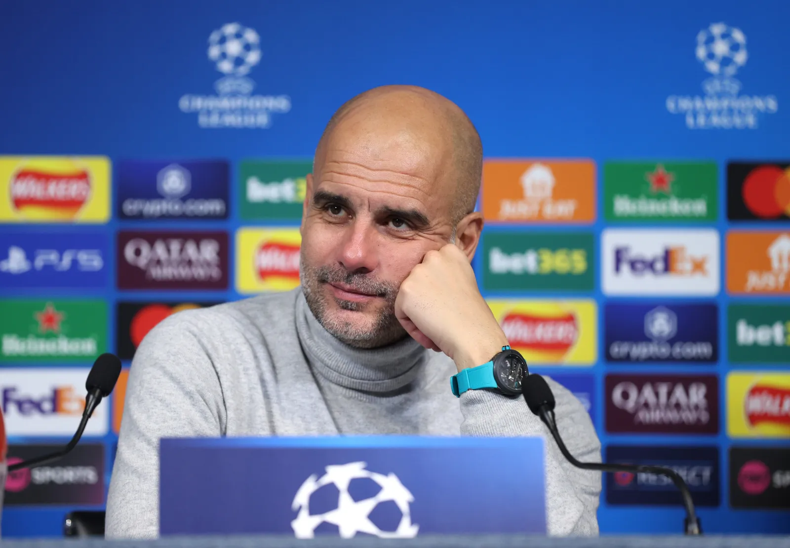 "We Will Go Through to the Next Stage" - Guardiola on UEFA Champions ...