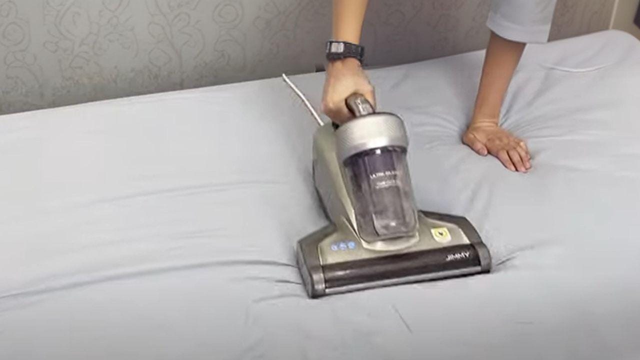 A quantidade de sujidade que tirou do meu colchão assustou-me: não ...