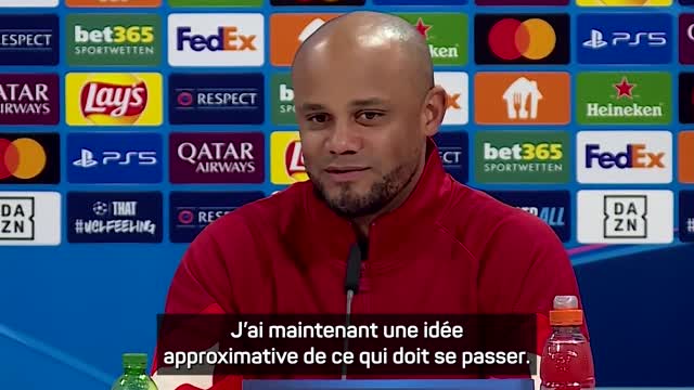 Bayern - Kompany sur ses calculs pour la qualification : "J'y ai perdu mon dimanche"