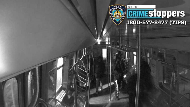 New video shows masked hooligans taking NYC subway train for reckless ...