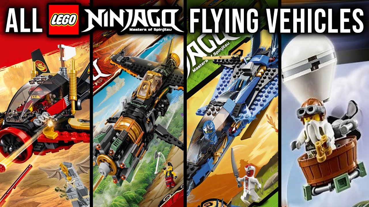 ALL 40+ LEGO Ninjago Jets & Flying Vehicles!