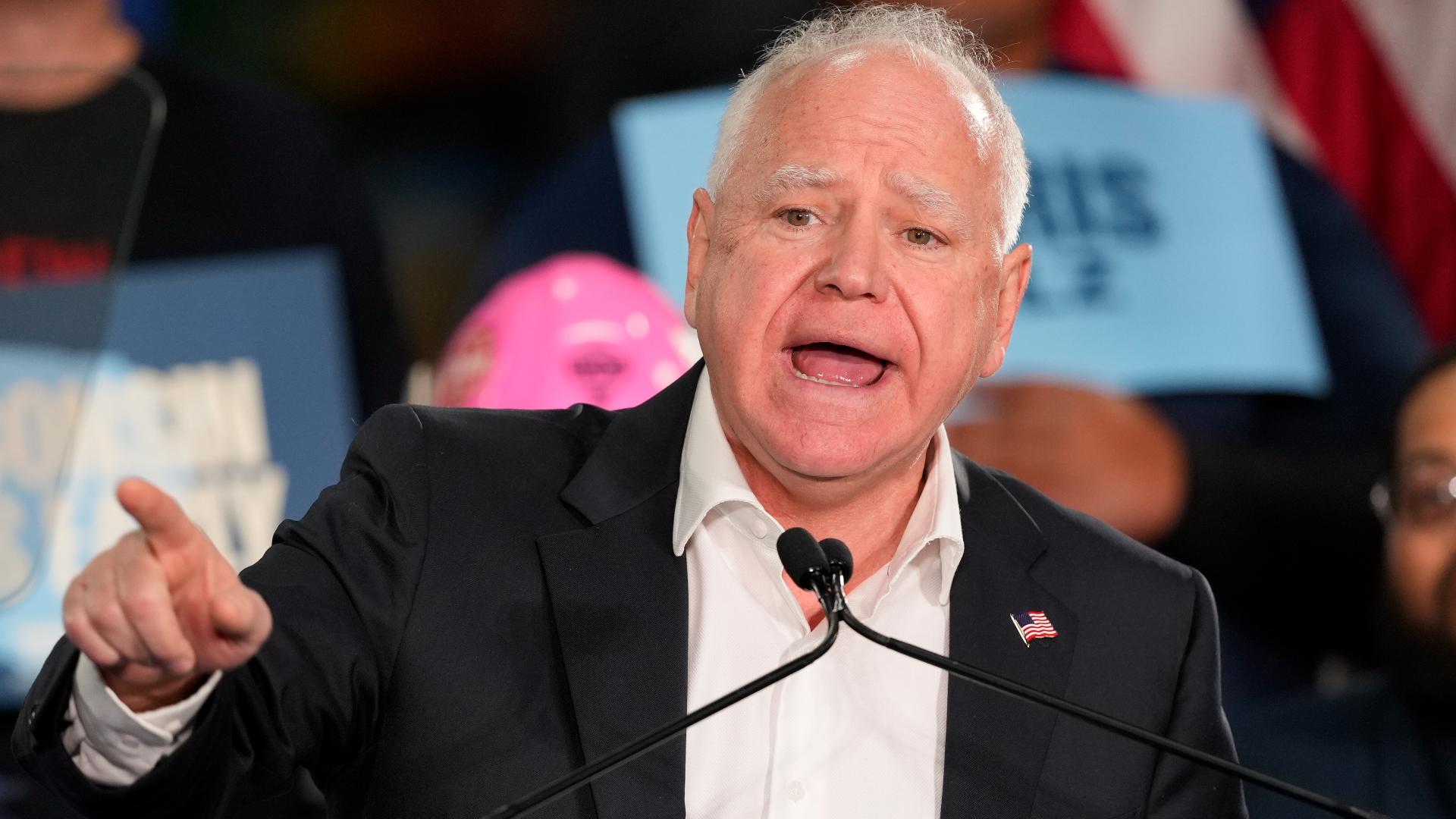 Tim Walz calls Trump's federal funding freeze 'buffoonish' and 'childish'