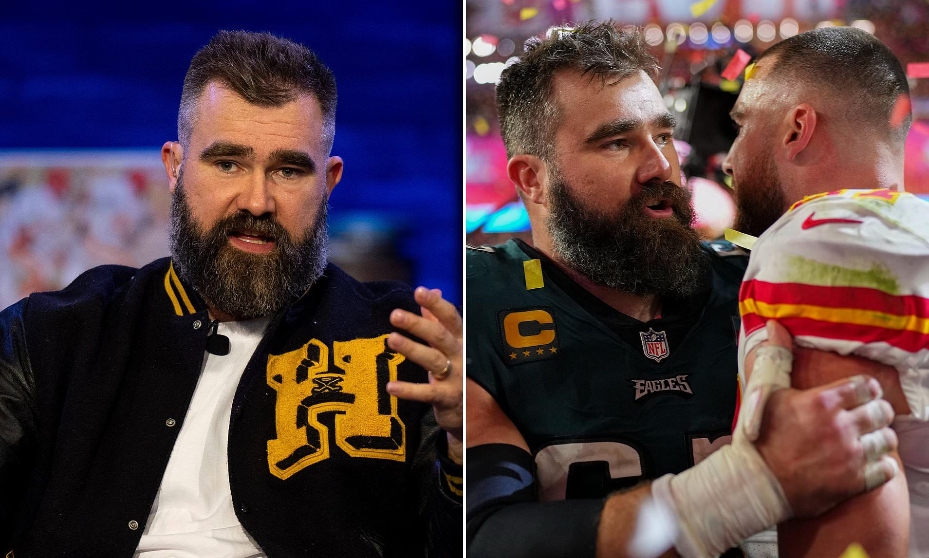 Jason Kelce finally reveals who he'll support at the Super Bowl when ...