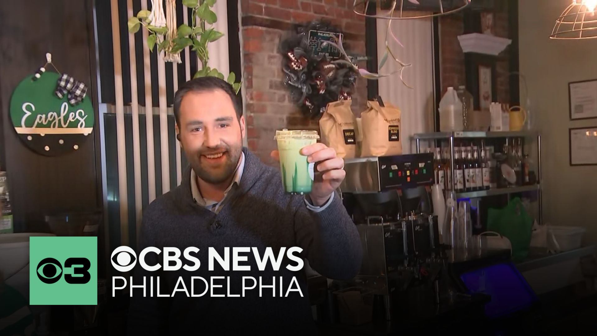 Bridesburg coffee shop brewing up green Eagles-themed drinks as Birds ...