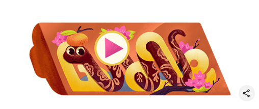 Google Doodle celebrates Lunar New Year, Year of the Snake. How to play ...