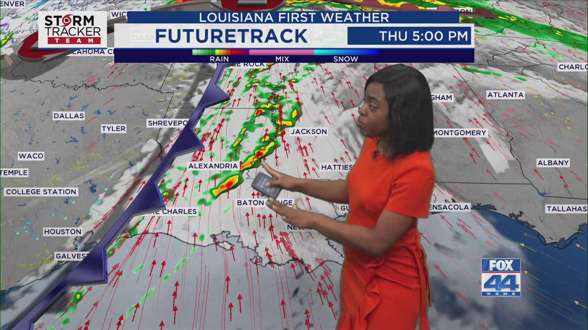 Wednesday Morning Forecast for Baton Rouge 1-29-25: Warmer & Mostly Dry ...